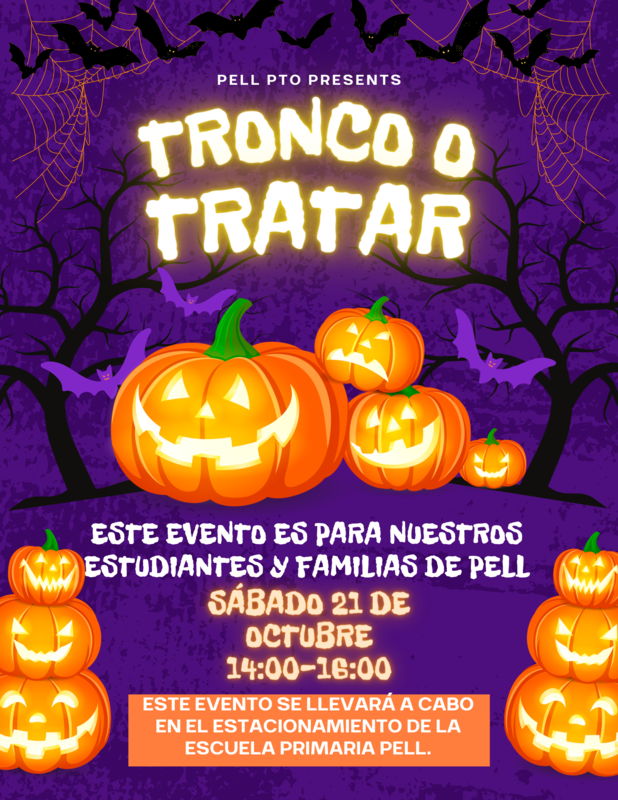 Save The Date: October 21st Pell Trunk Or Treat 🎃 | Newport Public Schools